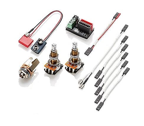 EMG 1 X series Long Shaft PICKUP active pickup wiring kit | Reverb