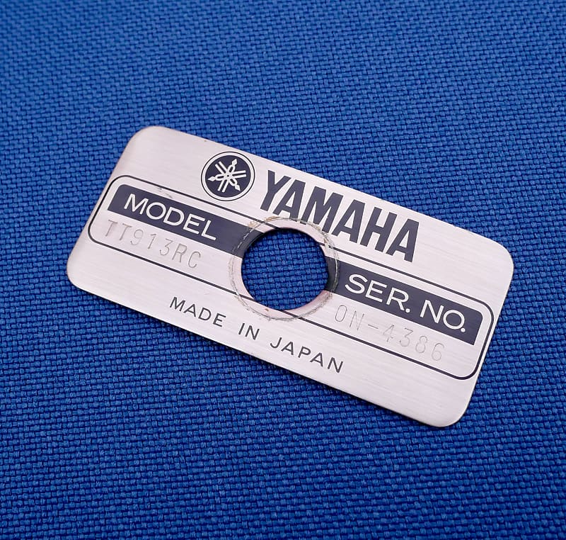 Yamaha Recording Custom 13" Tom Badge Japan | Reverb