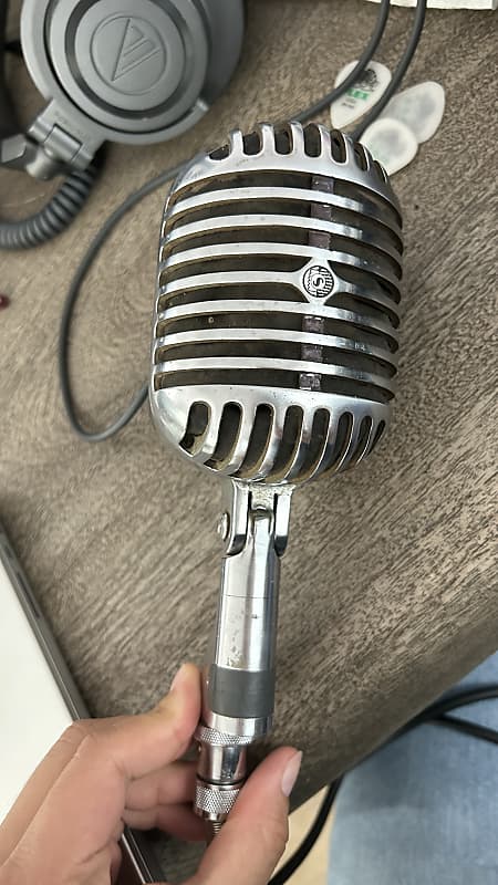 Vintage 1940's SHURE 55 Dynamic "Fatboy" Microphone with | Reverb