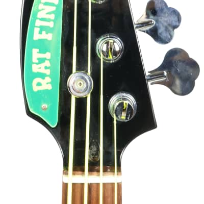 Lace Ed Roth Rat Fink Black Electric Bass Guitar w/ Gig Bag | Reverb