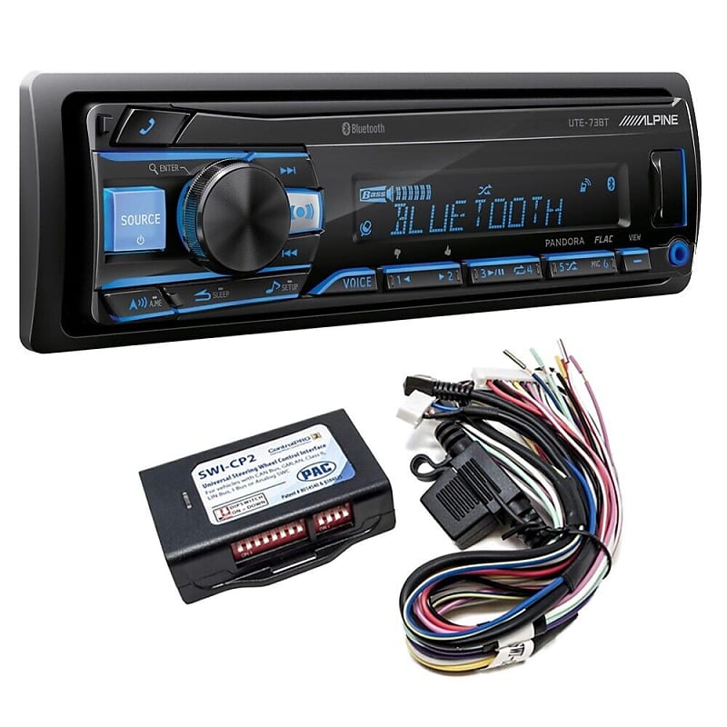 Alpine Single DIN Bluetooth AM/FM Receiver PAC SWI-CP2 | Reverb