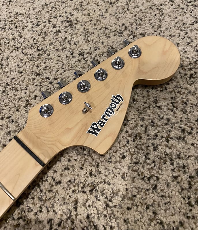 Warmoth Stratocaster Neck CBS Large Headstock - Maple 21 | Reverb