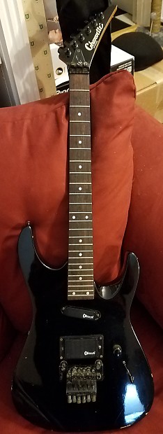 Charvel Charvette 1990 Black Project Guitar-Floyd Rose | Reverb