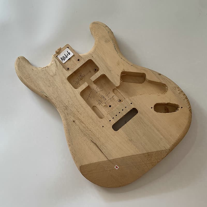 Solid Basswood Stratocaster Strat Style Guitar Body | Reverb