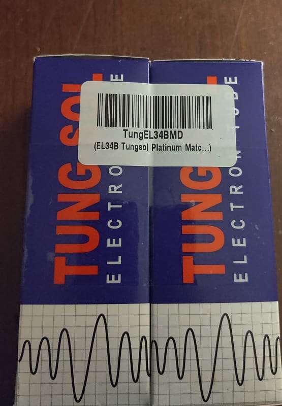 Tung-Sol El34b Platinum Matched Power Tubes (Pair) | Reverb