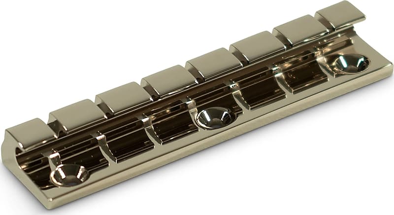 WD Brass 7 String Flat Mount Tailpiece Nickel | Reverb