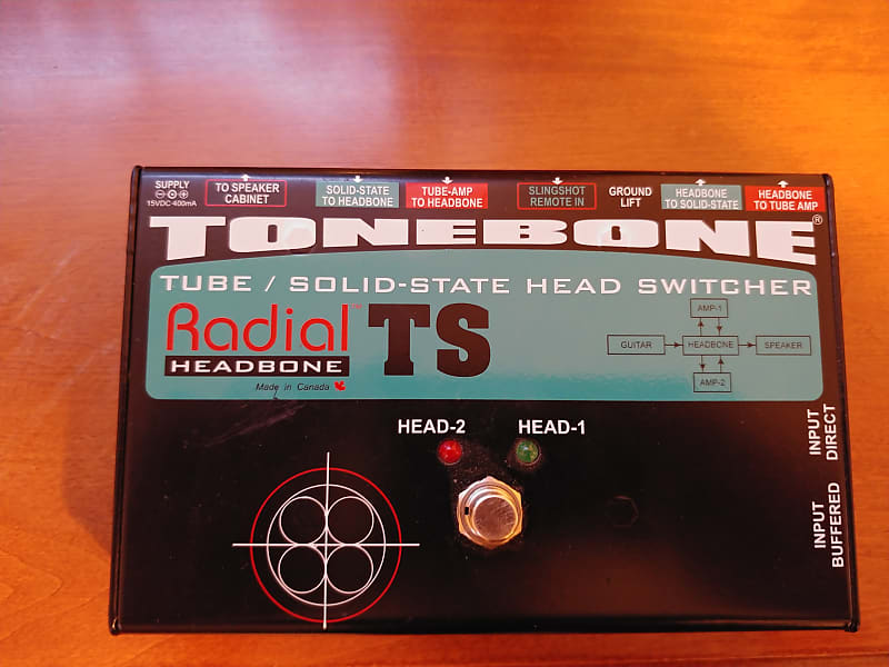 Radial Tonebone Headbone TS Guitar Amp Head Switcher | Reverb