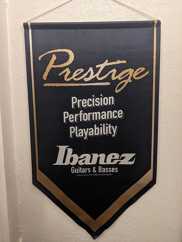 Ibanez Prestige promotional banner | Reverb