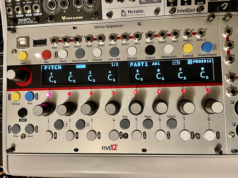 Five12 Vector Sequencer Silver | Reverb