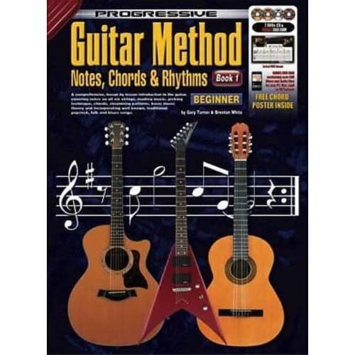 Progressive Guitar Method: Notes, Chords and Rhythms Bk. 1 | Reverb