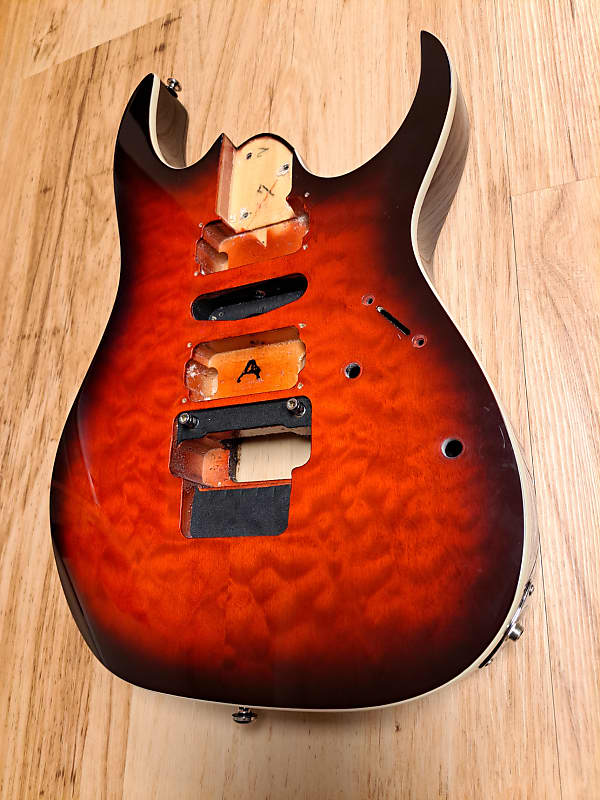 Ibanez RG Body Red Quilted Maple | Reverb