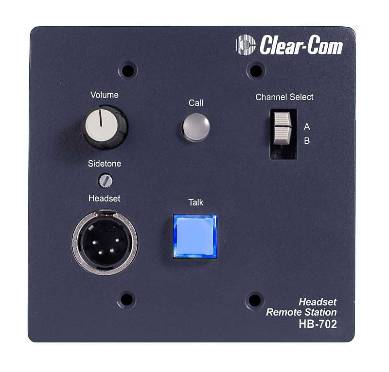 Mint Clear-Com HB-702 Intercom Headset Station, 2 Channel | Reverb