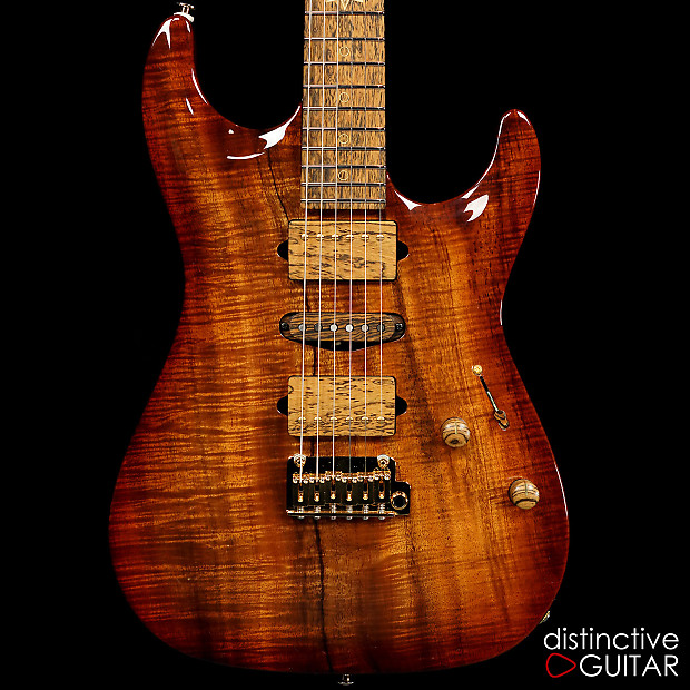 Suhr Custom Standard Carve Top Curly Koa 2015 Collection | Reverb