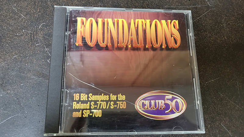 Club 50-Foundations CD-ROM for SP-750/770/700 and Compatible | Reverb