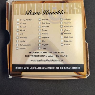 Bare Knuckle Aftermath 7 String Bridge and Neck Set | Reverb