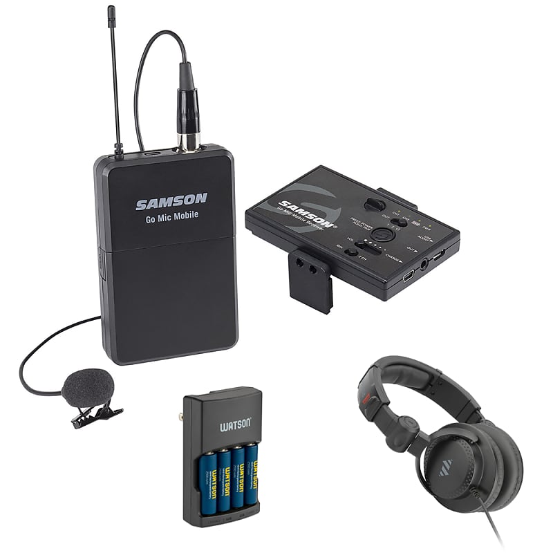 Samson Go Mic Mobile Digital Wireless System Bundle with | Reverb