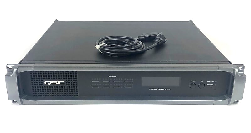 QSC Q-SYS Core 250i Core Processor with 5 I/O Cards | Reverb