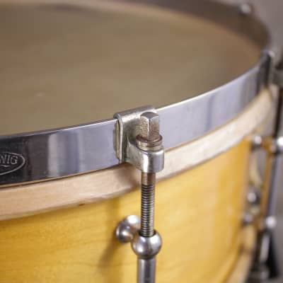 Graham Lear's Super-Ludwig Wood Shell Late '20's 5" x 14" | Reverb