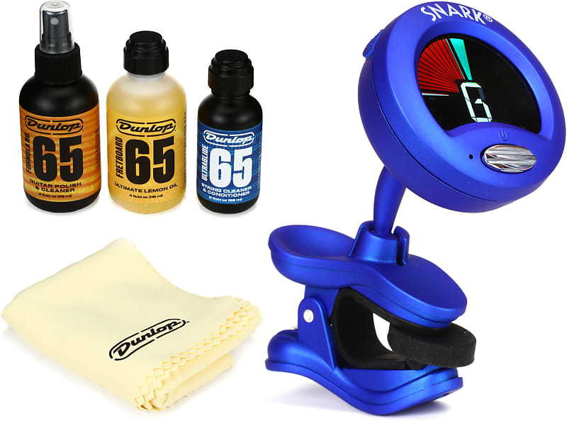 Dunlop 6504 Guitar Tech Care Kit Bundle with Snark SN-1X | Reverb
