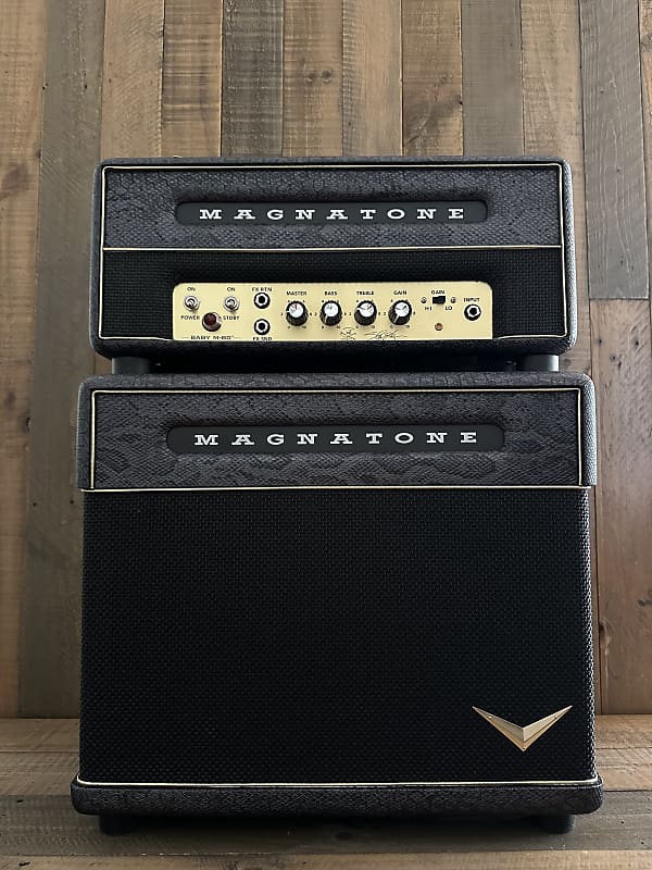 Magnatone Baby M-80 Head & Cabinet in Slash Purple Python! | Reverb