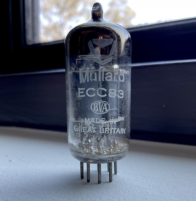 VINTAGE 1962 MULLARD ECC83 / 12AX7 - BLACKBURN FACTORY - MADE | Reverb