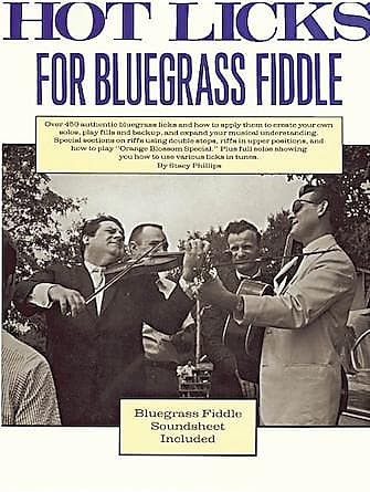 Hot Licks for Bluegrass Fiddle Book | Reverb