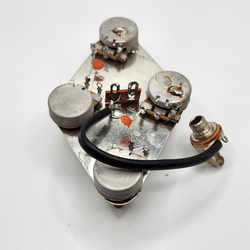 Gibson Control Panel, Pots & Input Jack (2001 Gibson LP | Reverb