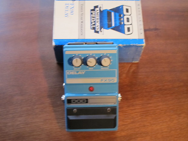 DOD FX90 Delay 1980's Blue & silver | Reverb