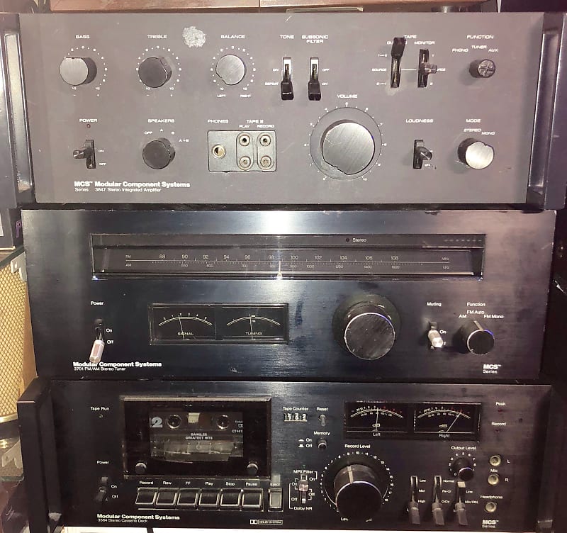 MCS 3847 Integrated Amplifier & 3701 Stereo Tune & Matching | Reverb