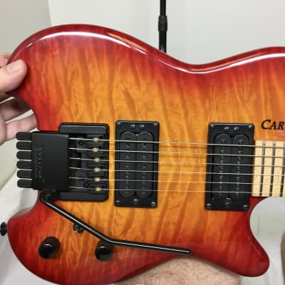 Carvin HH2 Headless Allan Holdsworth - Cherry Birds Eye | Reverb