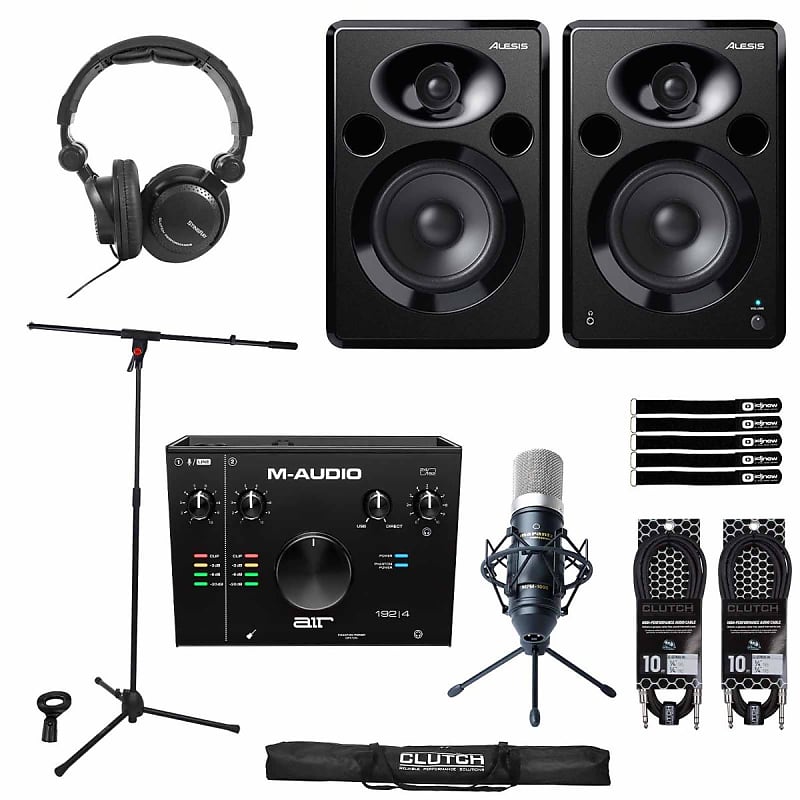 Home Studio Recording Bundle AIR192X4 Interface 5" Studio | Reverb