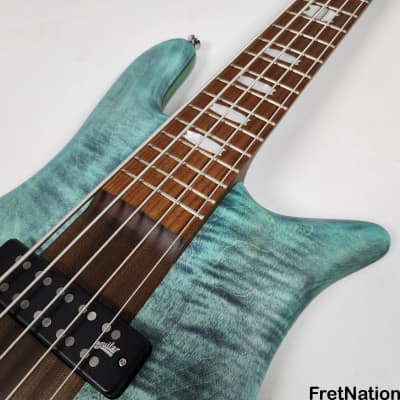 Spector Euro RST 5-String Bass Turquoise Tide Maple Empress | Reverb