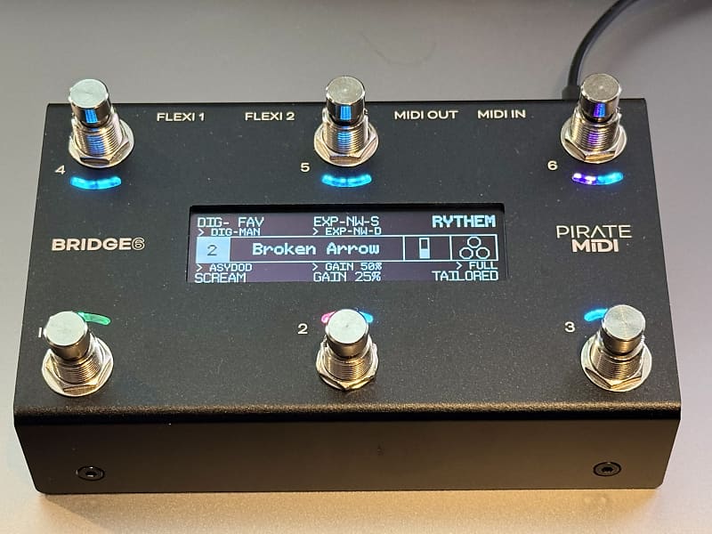 Pirate midi Bridge 6 - Excellent | Reverb