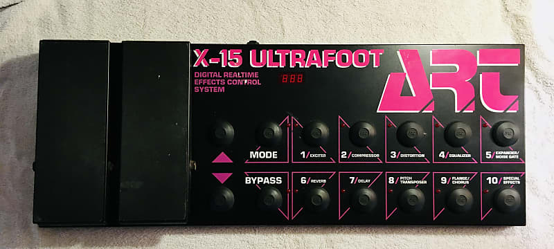 ART X15 Ultrafoot MIDI Effects/Controller for Guitar/FX units | Reverb