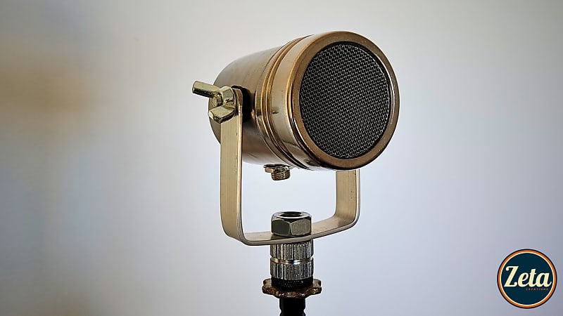 "Pepper Bullet" microphone + handmade micstand by Zeta | Reverb