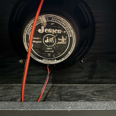 Jensen jet series 1 x 12 custom extension cab - black | Reverb