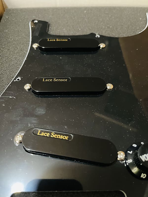 Fender Lace Sensors PICKGUARD “Triple Gold Eric Clapton Set” | Reverb
