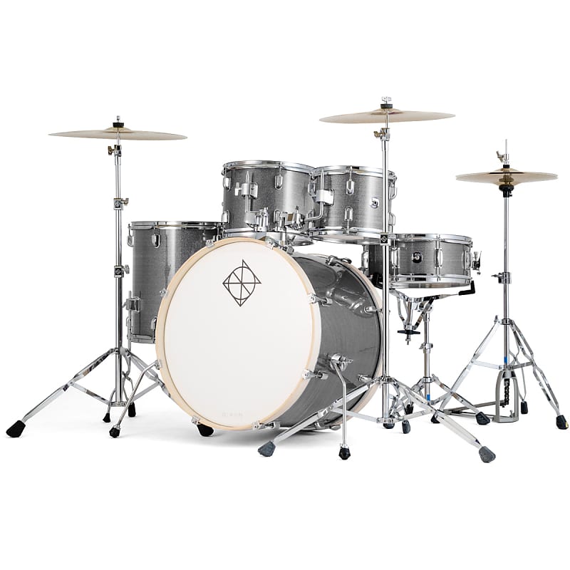Dixon Spark 5-Piece Drum Set Pack With 22" Bass Drum, Cyclone | Reverb