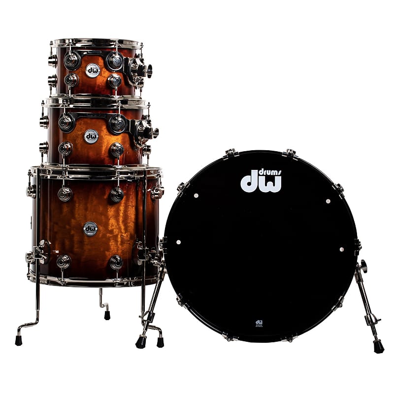 Drum Workshop Collectors Series Purple Heart Exotic Shell Kit | Reverb