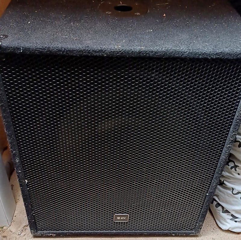 QTX QT15SA Active Subwoofer Powered Bass Bin 15" 600W | Reverb
