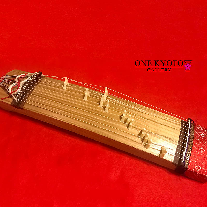 VINTAGE Traditional Japanese Harp Stringed Instrument MINI | Reverb