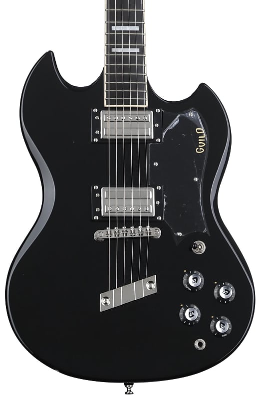 Guild Polara Limited Electric Guitar - Black | Reverb