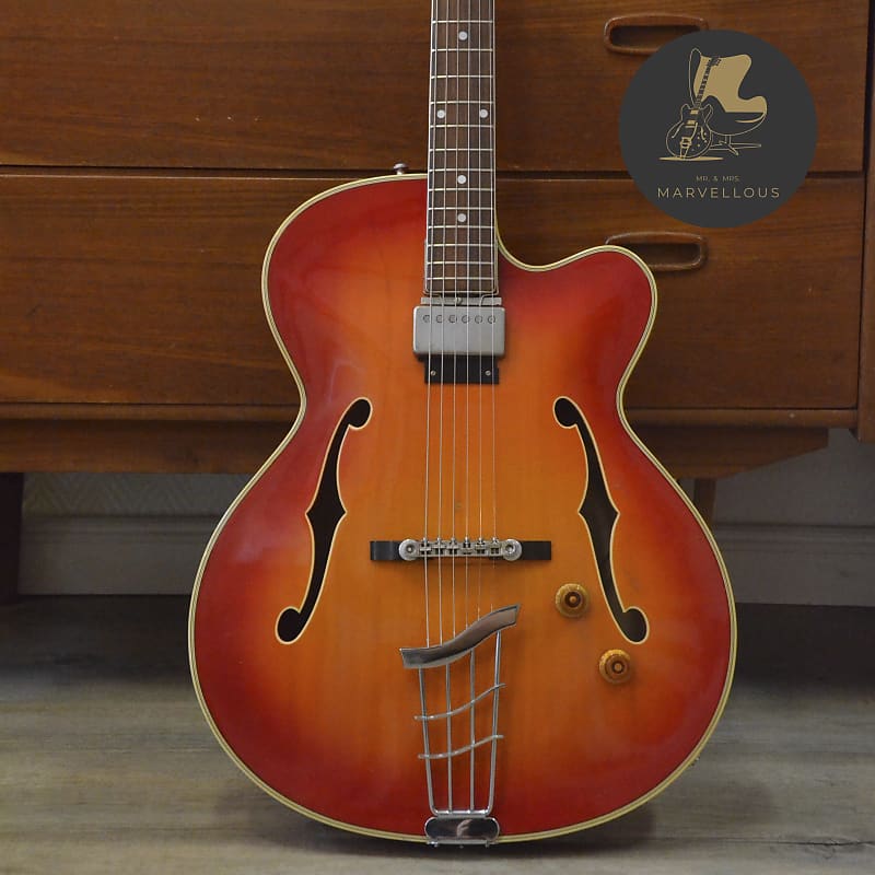 Hofner 4570 1970s Red | Reverb