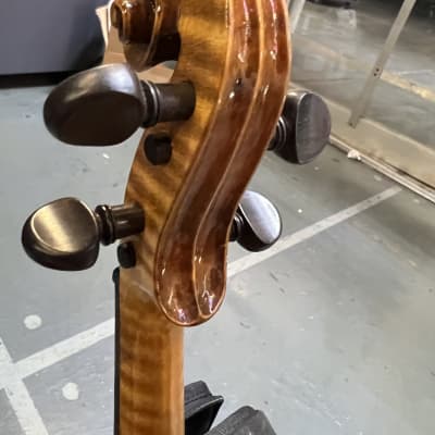 Unbranded violin Violin - Tiger stripe wood | Reverb
