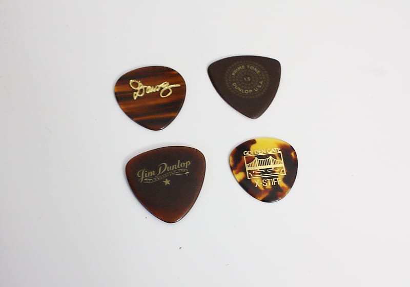 Mandolin Pick Sampler, Dawg, Jim Dunlop, Prime Tone, Golden | Reverb