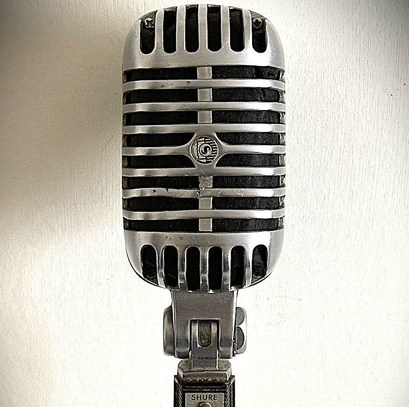 Vintage 1970’s Shure 55SW Dynamic Microphone, working w/cable | Reverb