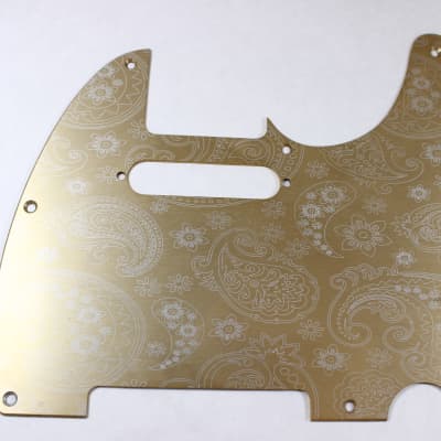 Handmade and hand engraved metal pickguard fits Fender | Reverb