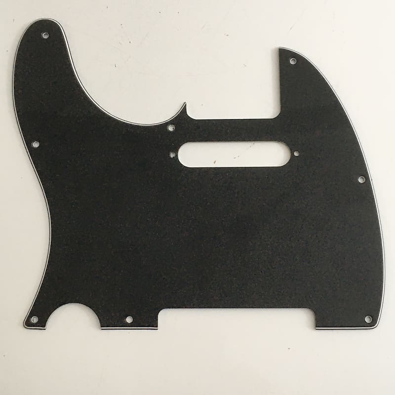 Reissue 3 Ply Black Tele Custom Pickguard For Fender | Reverb