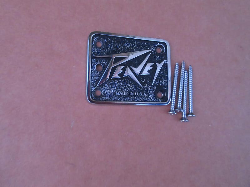 Vintage Peavey Usa T 40 T 60 Guitar Bass Neckplate With Reverb