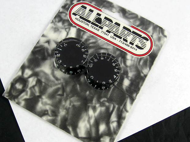 Allparts Speed Knobs Black (2) PK 0130-023 | Reverb